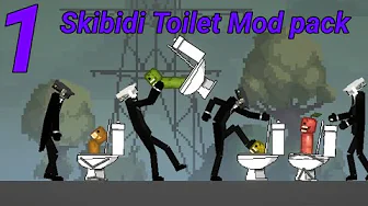 Skibidi Toilet Mod v3 Part 1 Free Mods FOR Melon Playground& Melon sandbox