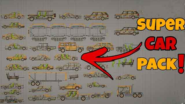 Super Cars Free Mods FOR Melon Playground